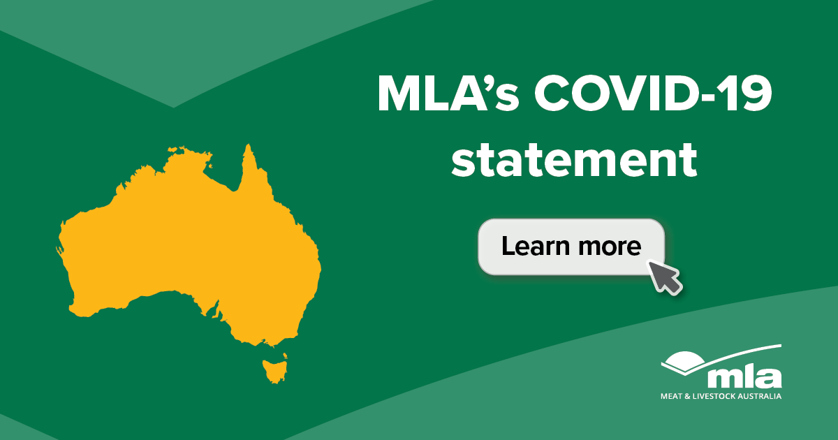 MLA COVID-19 statement | Meat & Livestock Australia