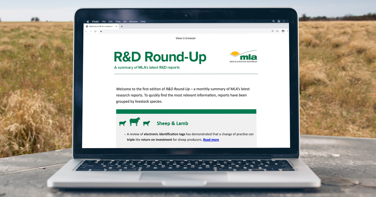 MLA launches new way to access red meat research | Meat & Livestock ...