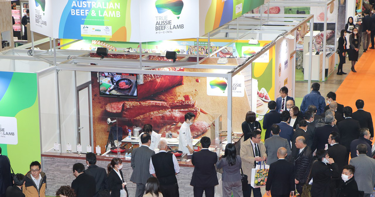 True Aussie promoted at annual Japan supermarket trade show | Meat & Livestock Australia