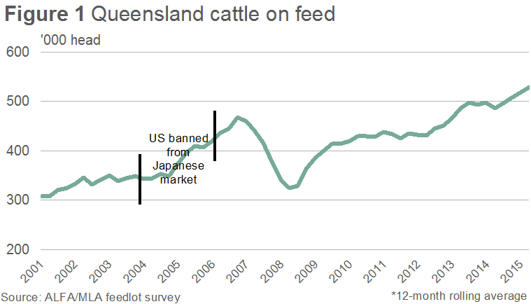 QLD drives cattle numbers on feed | Meat & Livestock Australia QLD drives cattle numbers on feed | Meat & Livestock Australia