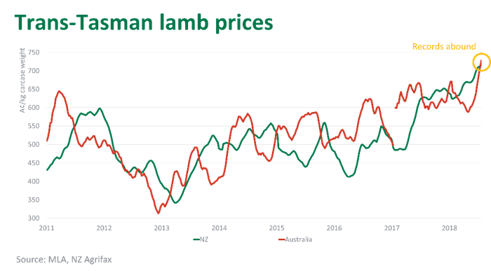 Australia And New Zealand Lamb Prices Breaking Records Meat
